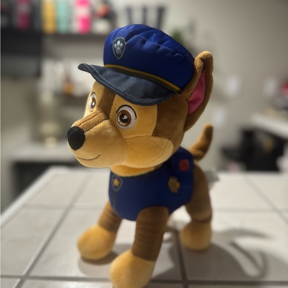 Paw Patrol | Dog | Plush Police Dog Toy Blue And Brown Paw Patrol ...